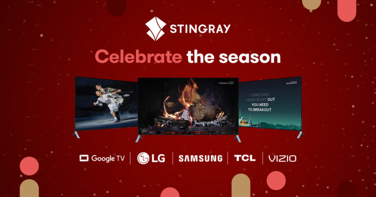 Unwrap FREE holiday content on your Smart TV - Stingray