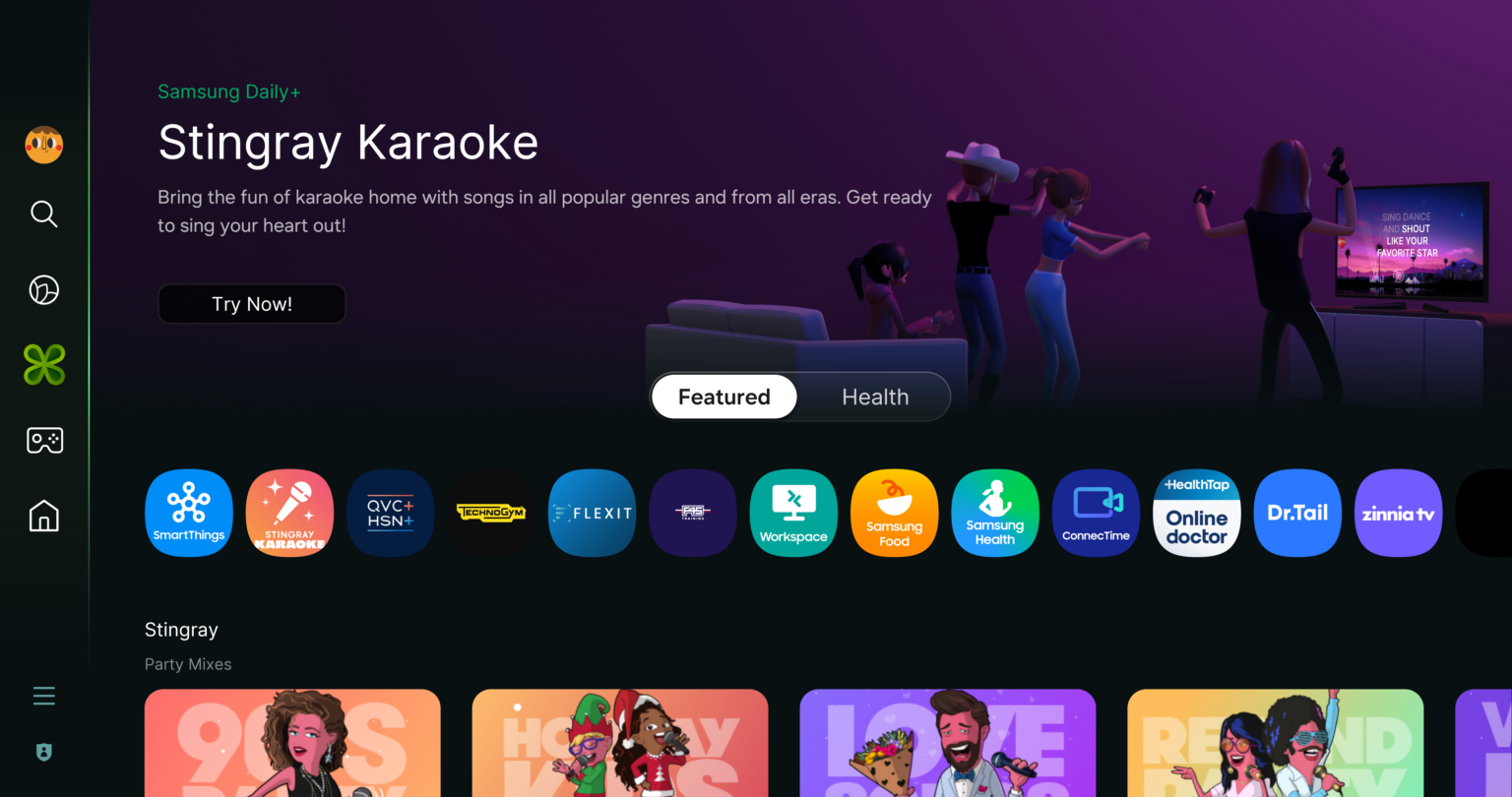 Turn your living room into a karaoke party with Samsung and Stingray - Stingray